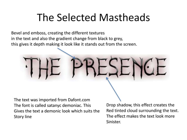 Masthead presentation | PPT
