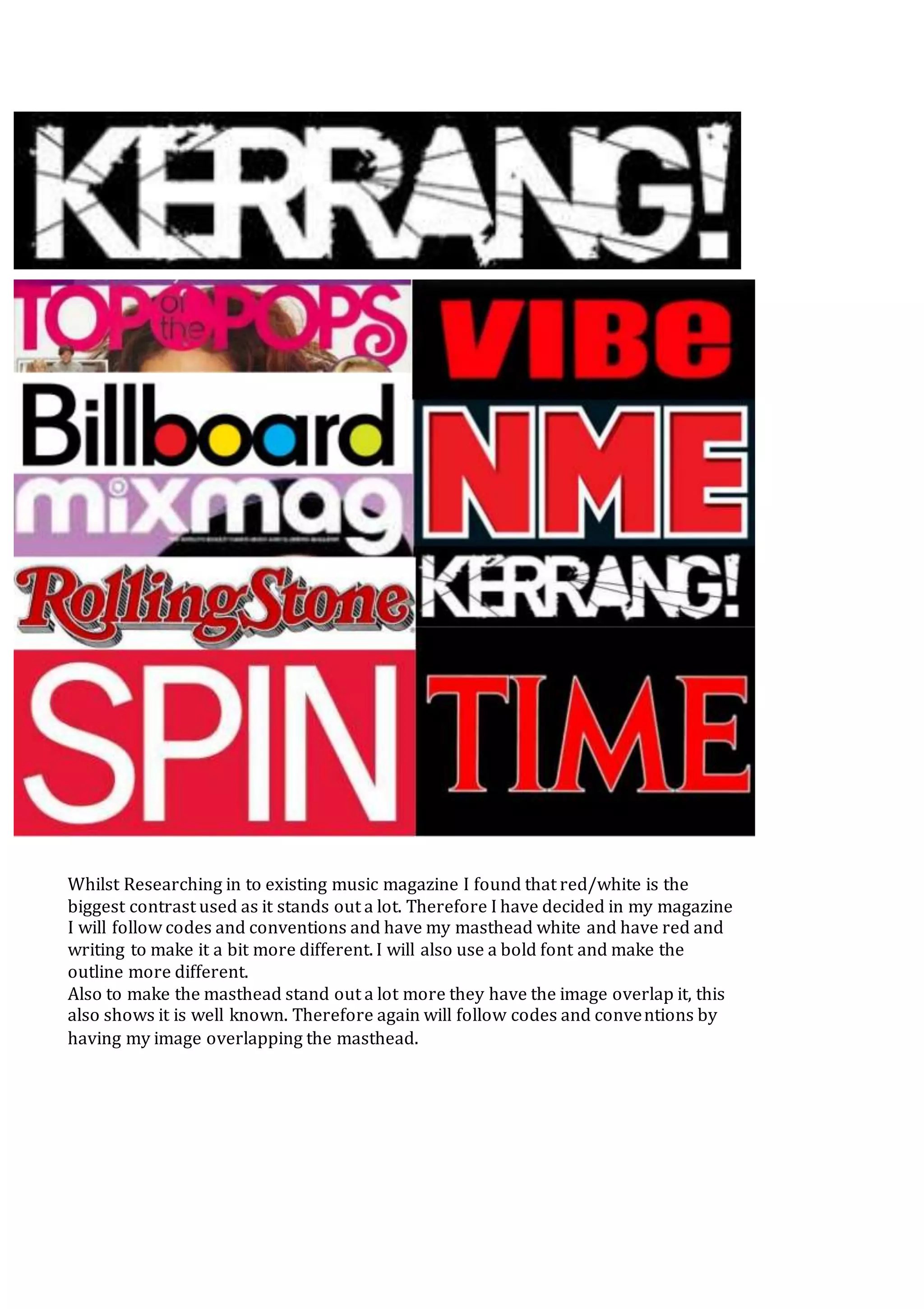 Masthead research | PDF