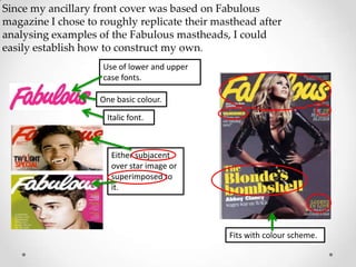 Masthead selection | PPTX | Desktop Publishing | Computer Software and ...