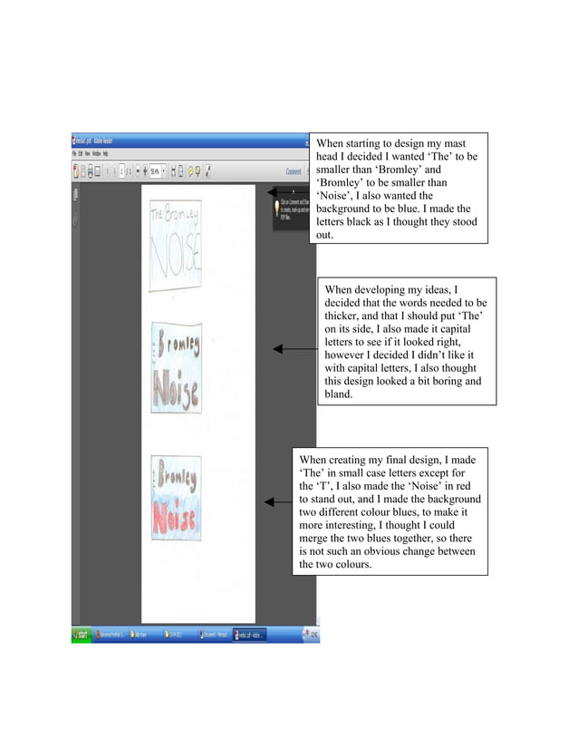Mast head title design | DOC