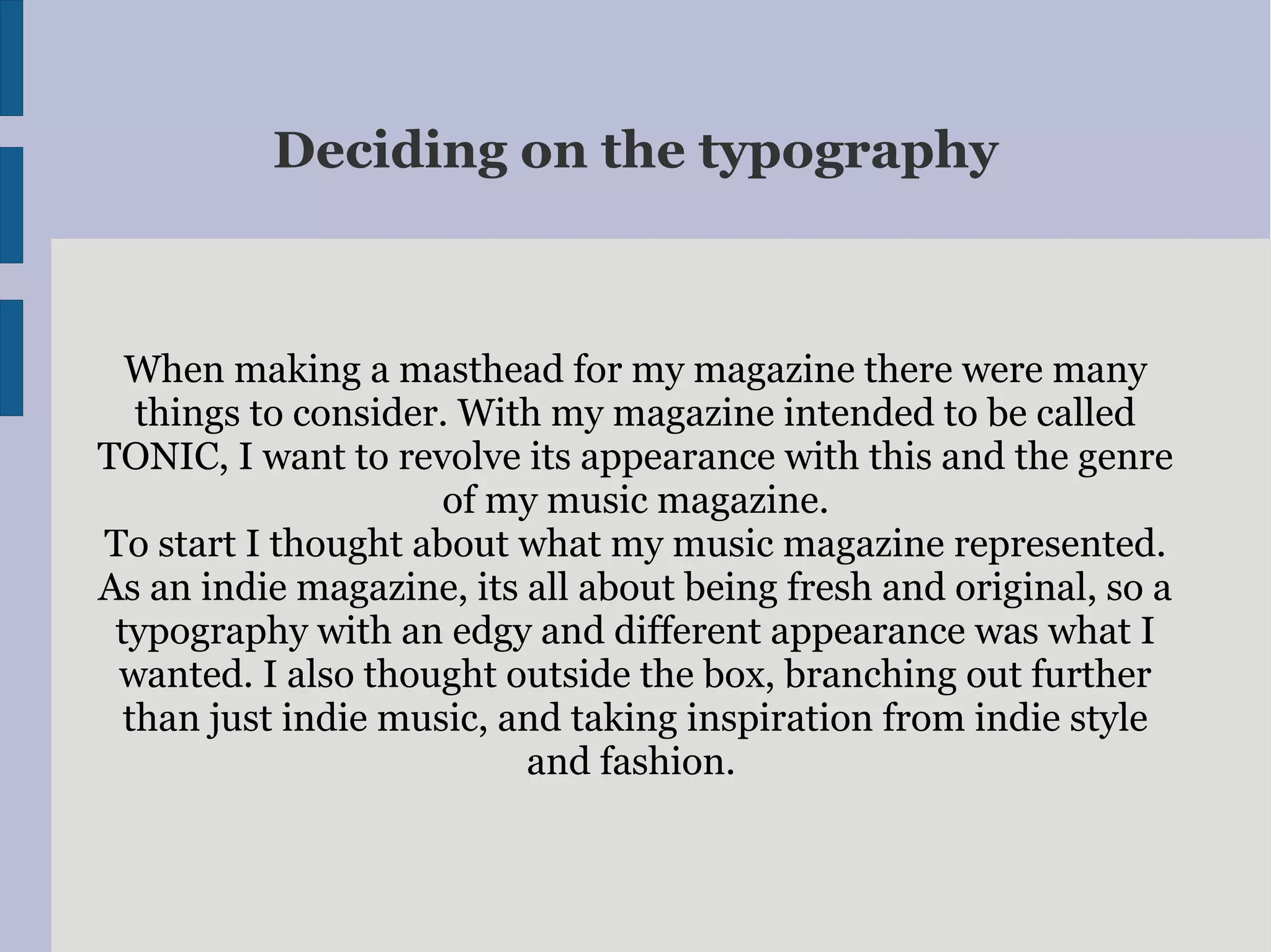 creating my masthead | ODP