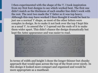 creating my masthead | PPT