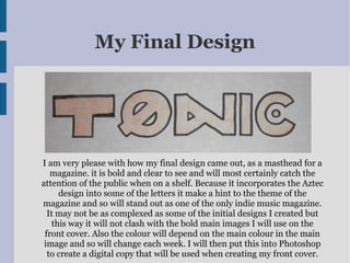 creating my masthead | PPT