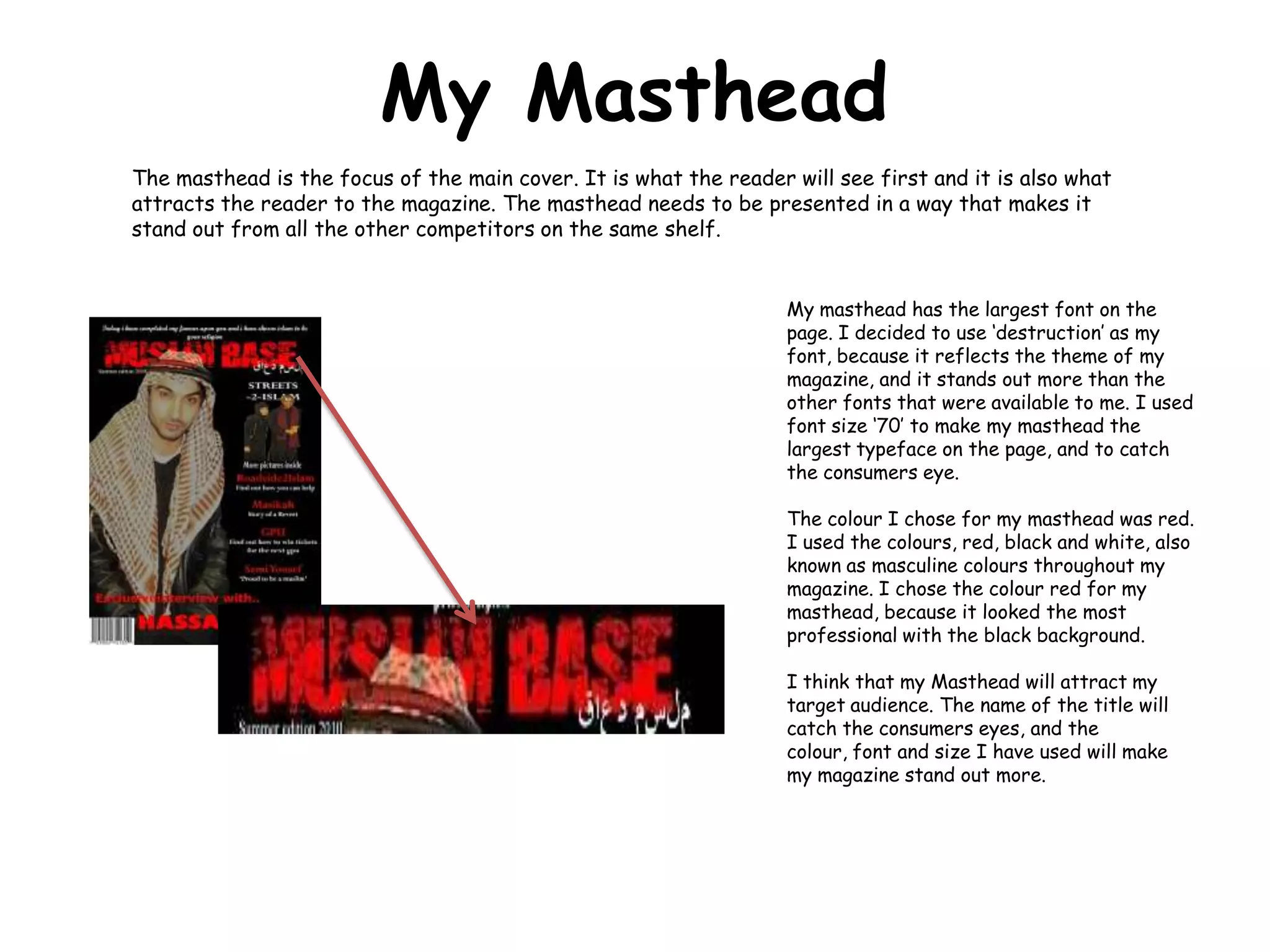 Masthead with analysis | PPTX | Desktop Publishing | Computer Software and Applications