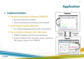 Multi-agent Control of Thermal Systems in Buildings | PDF