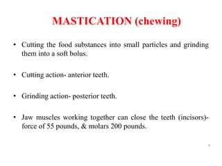 Mastication | PPTX