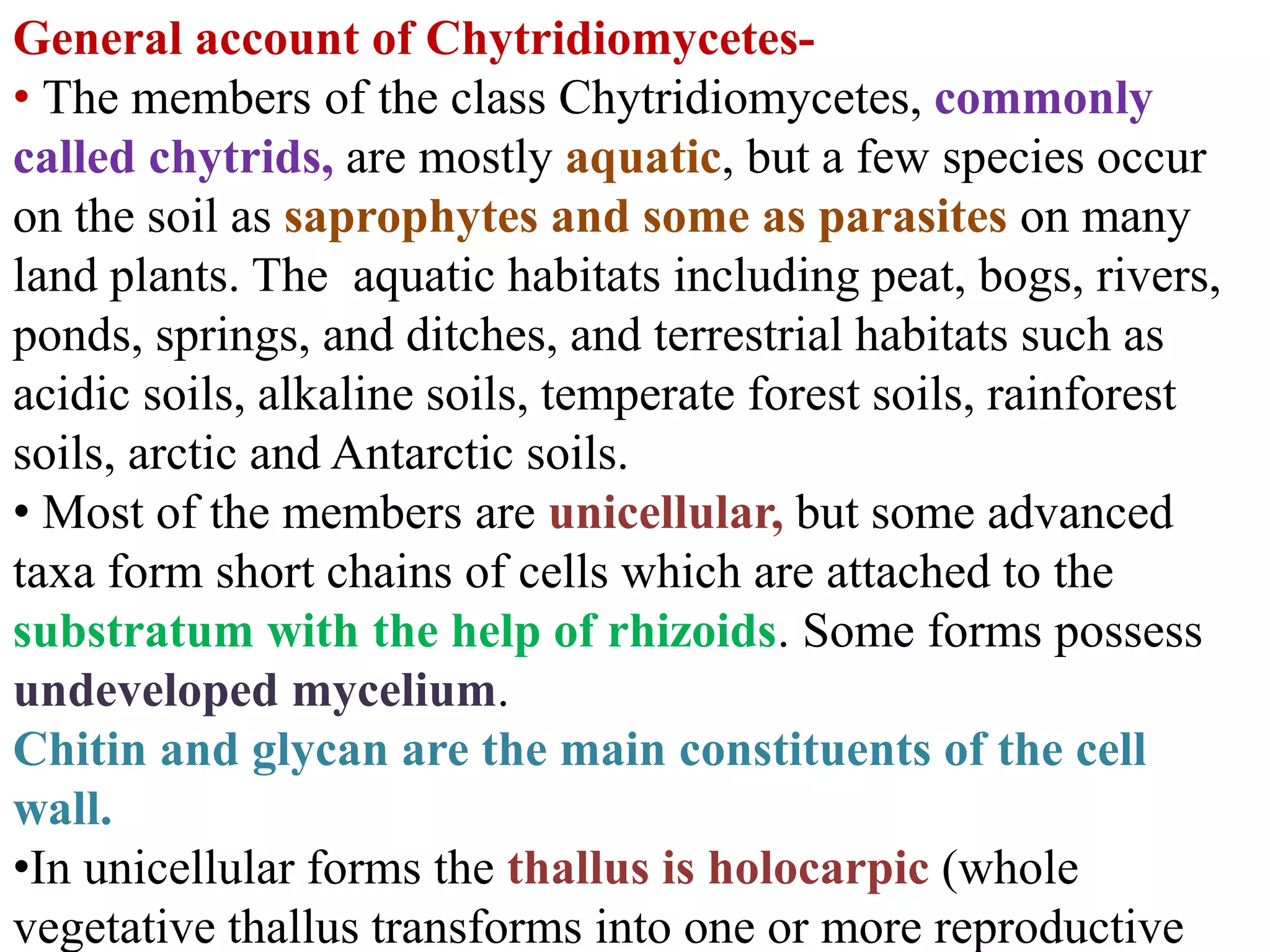 Mastigomycotina | PPTX