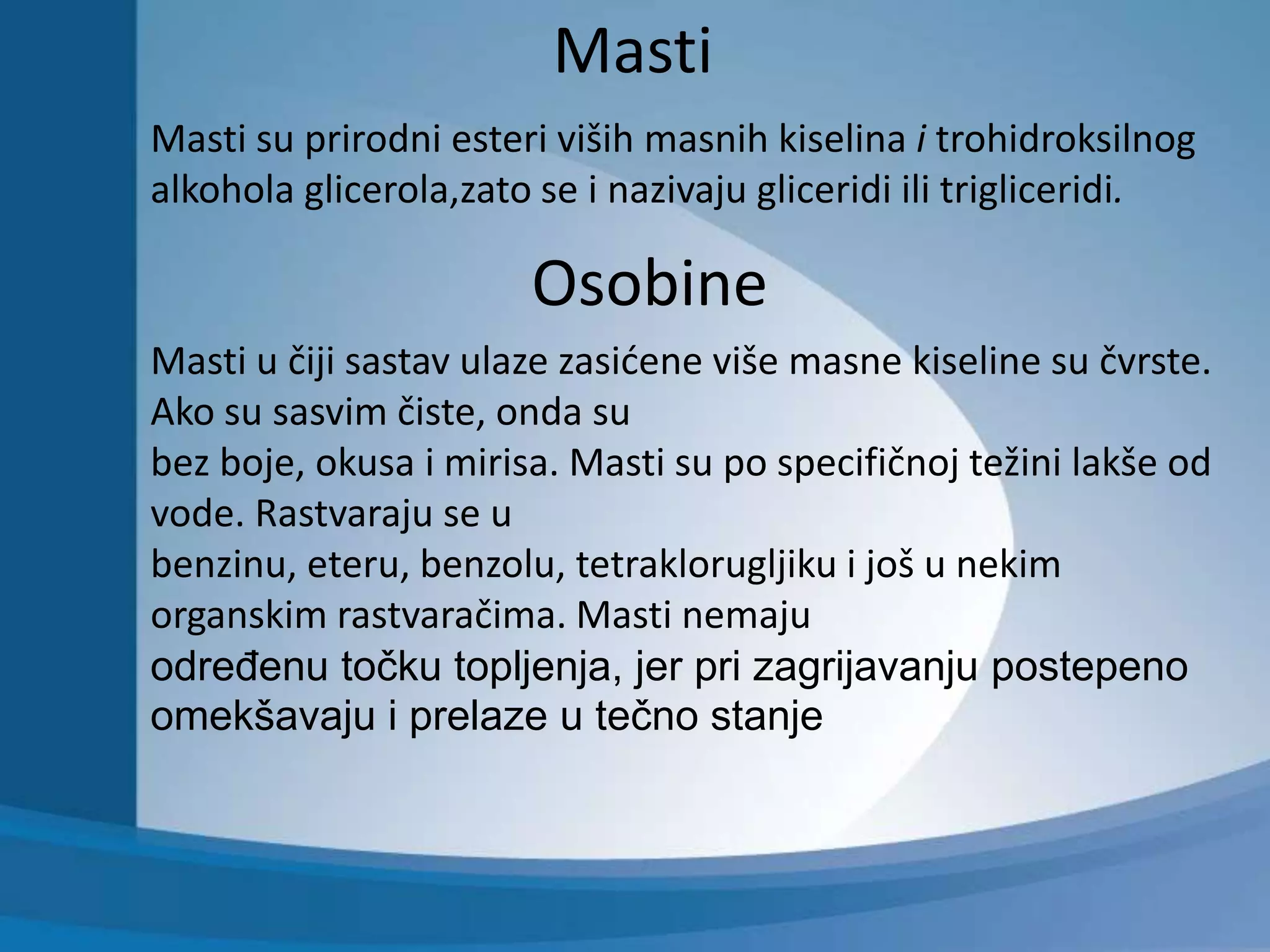 Masti i Ulja | PPTX