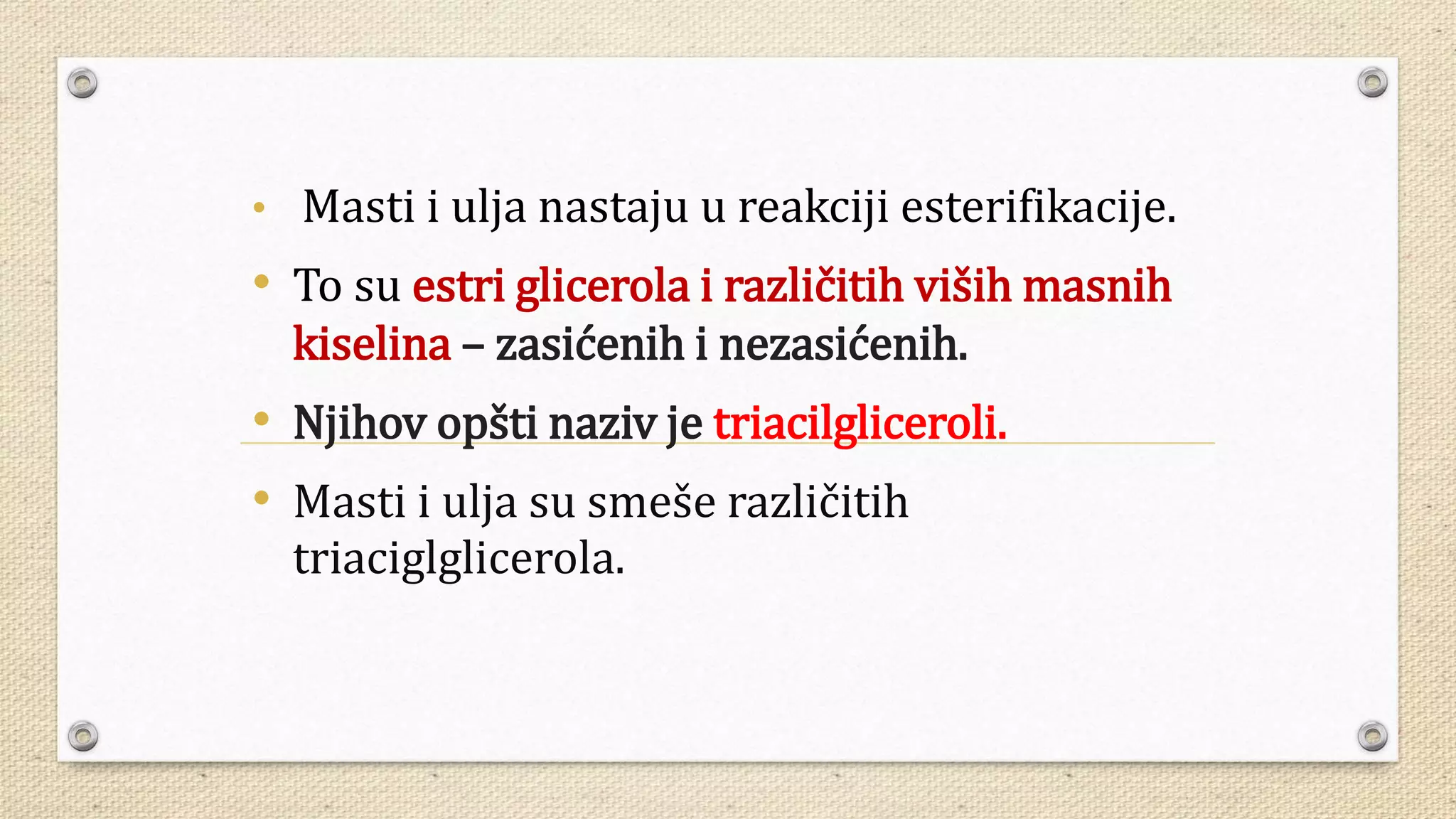 Masti i ulja | PPTX