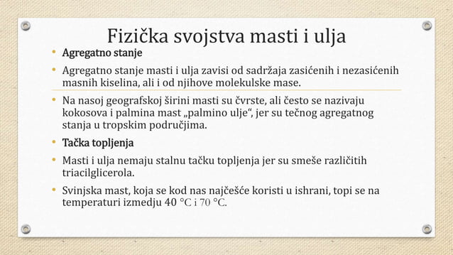 Masti i ulja | PPTX