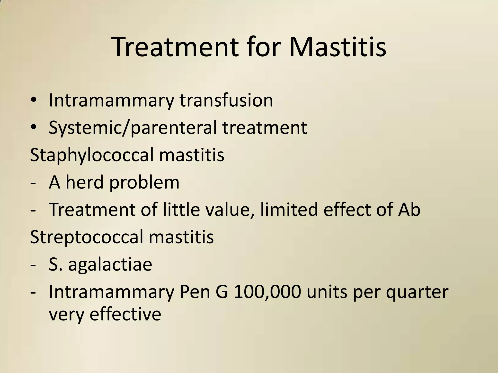 Mastitis | PPTX