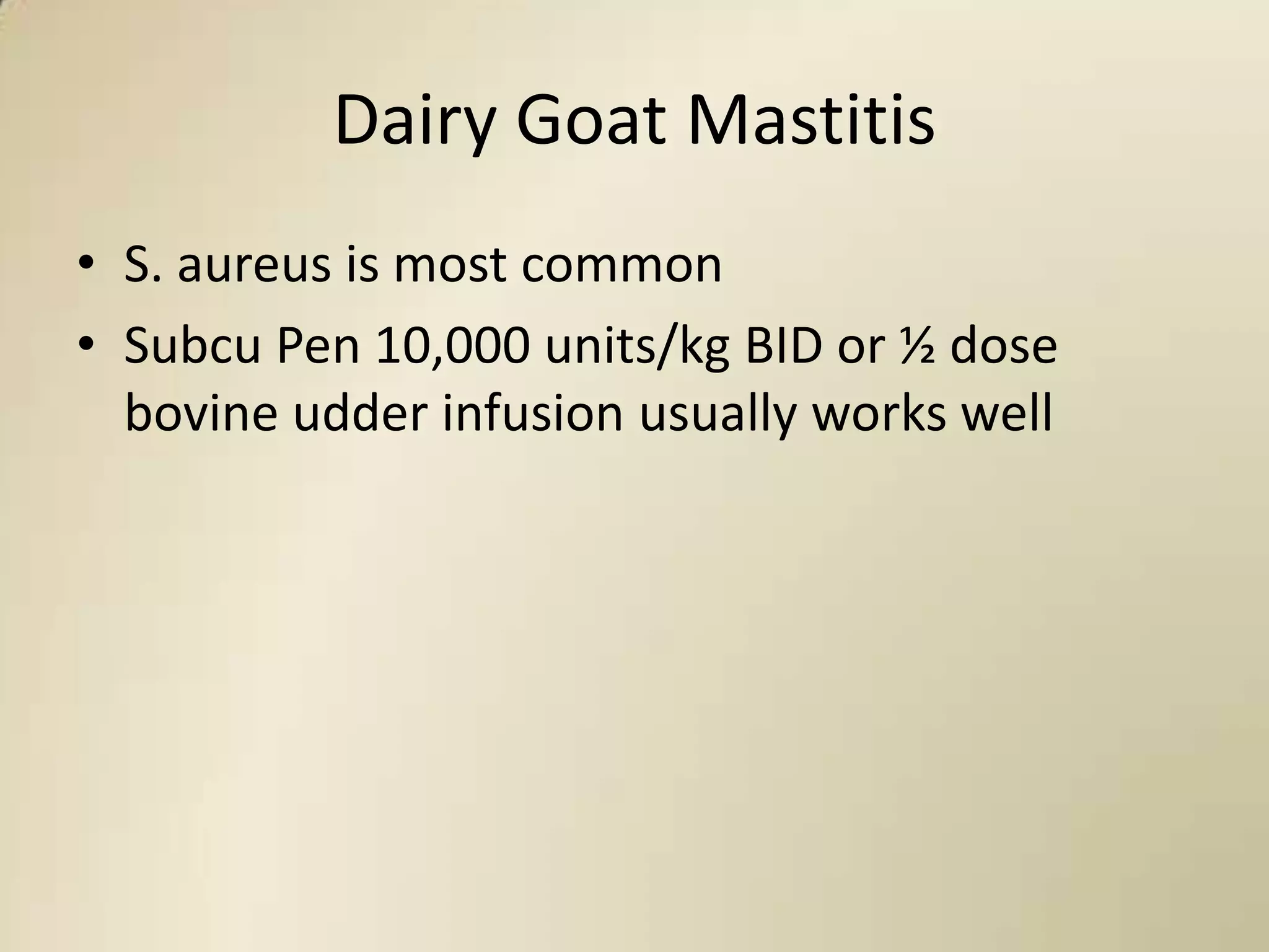 Mastitis | PPTX