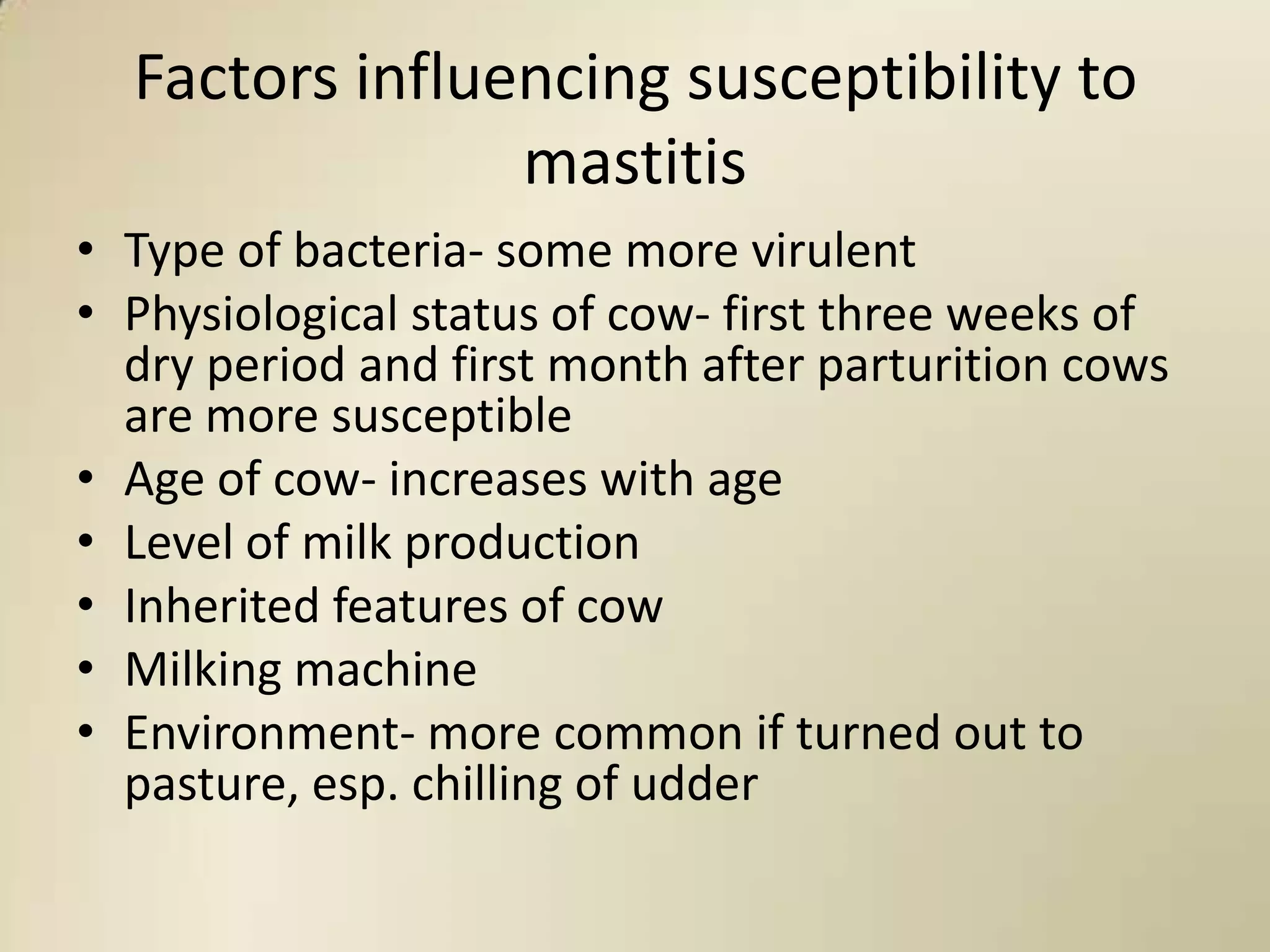 Mastitis | PPTX