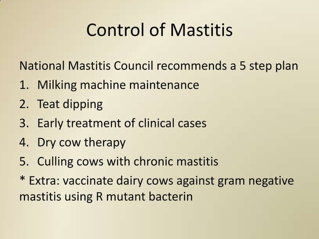 Mastitis | PPTX