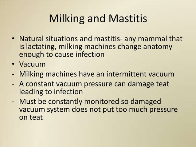 Mastitis | PPTX