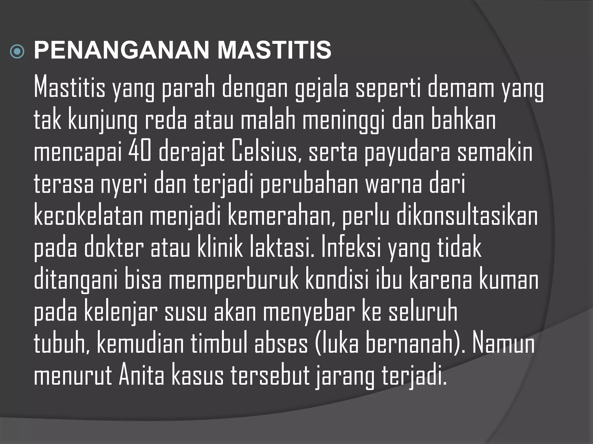 Mastitis | PPTX