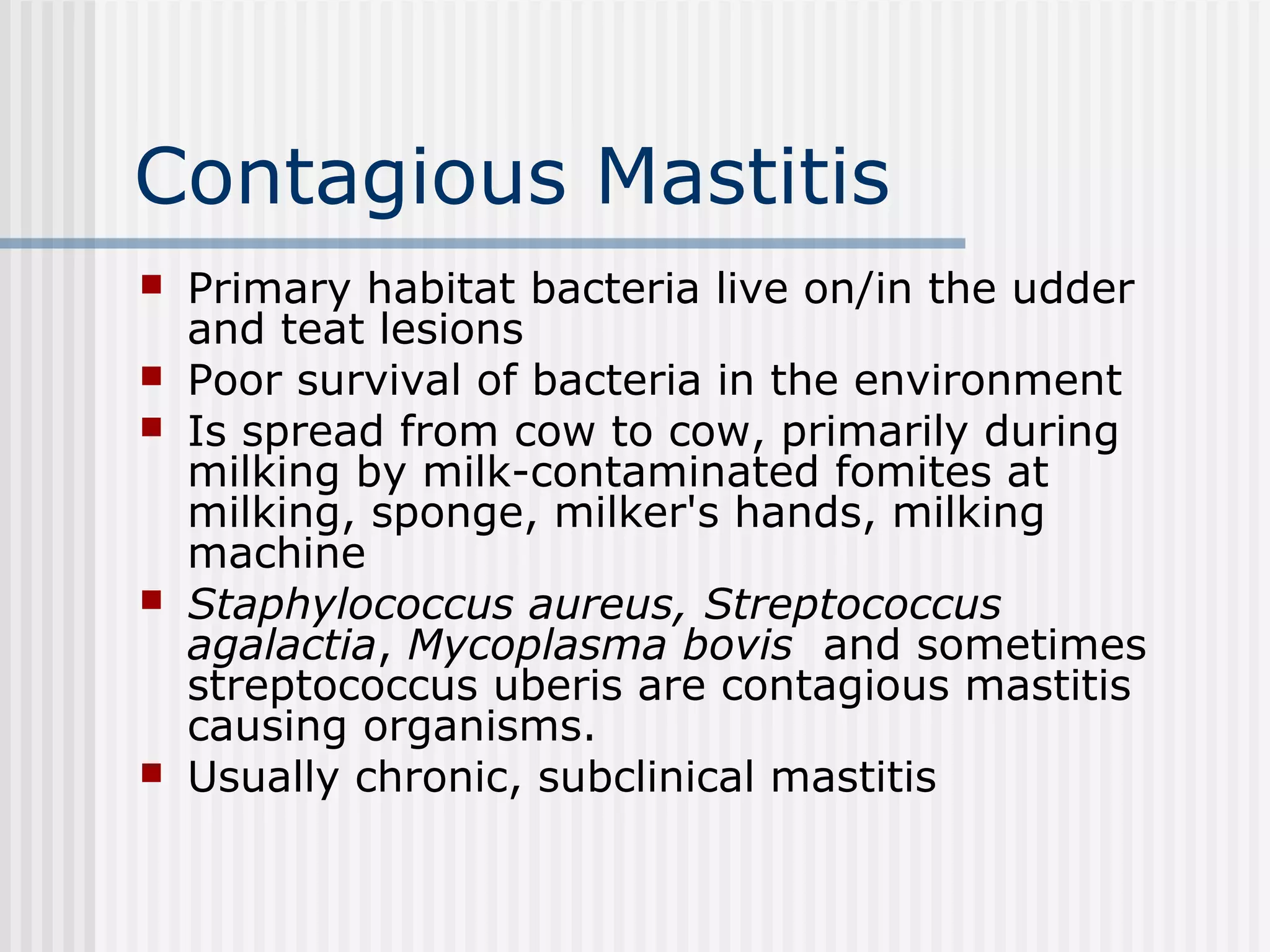 Mastitis | PPT