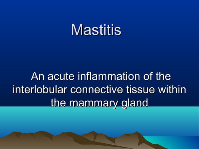 Mastitis | PPT
