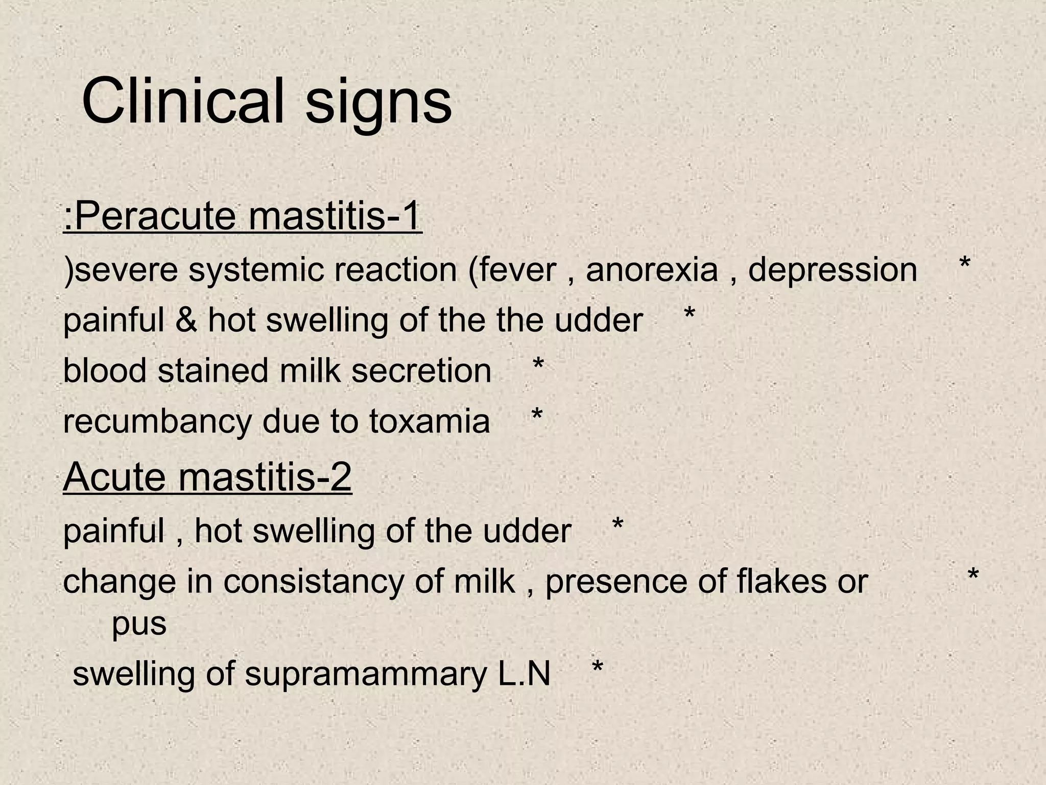 Mastitis | PPS