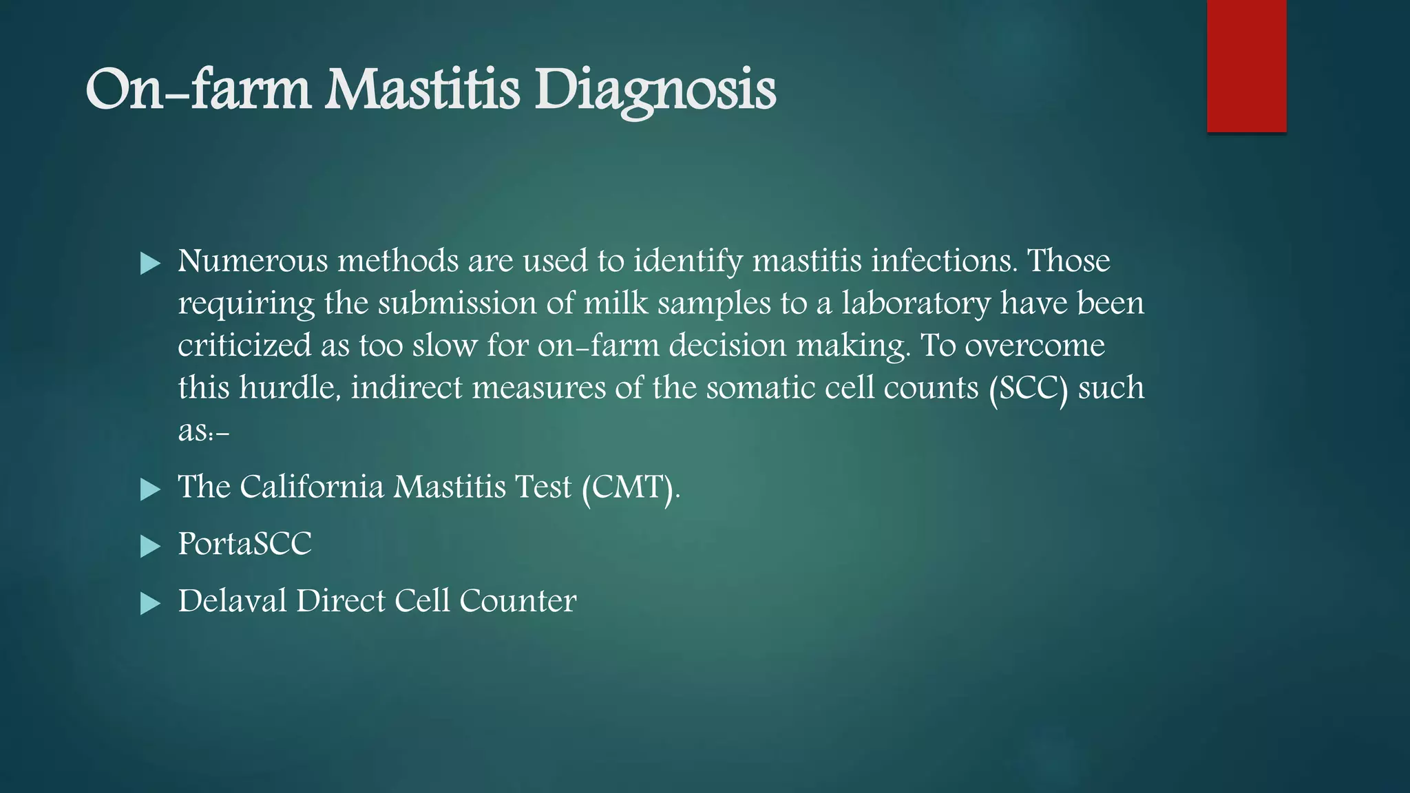 Mastitis | PPTX