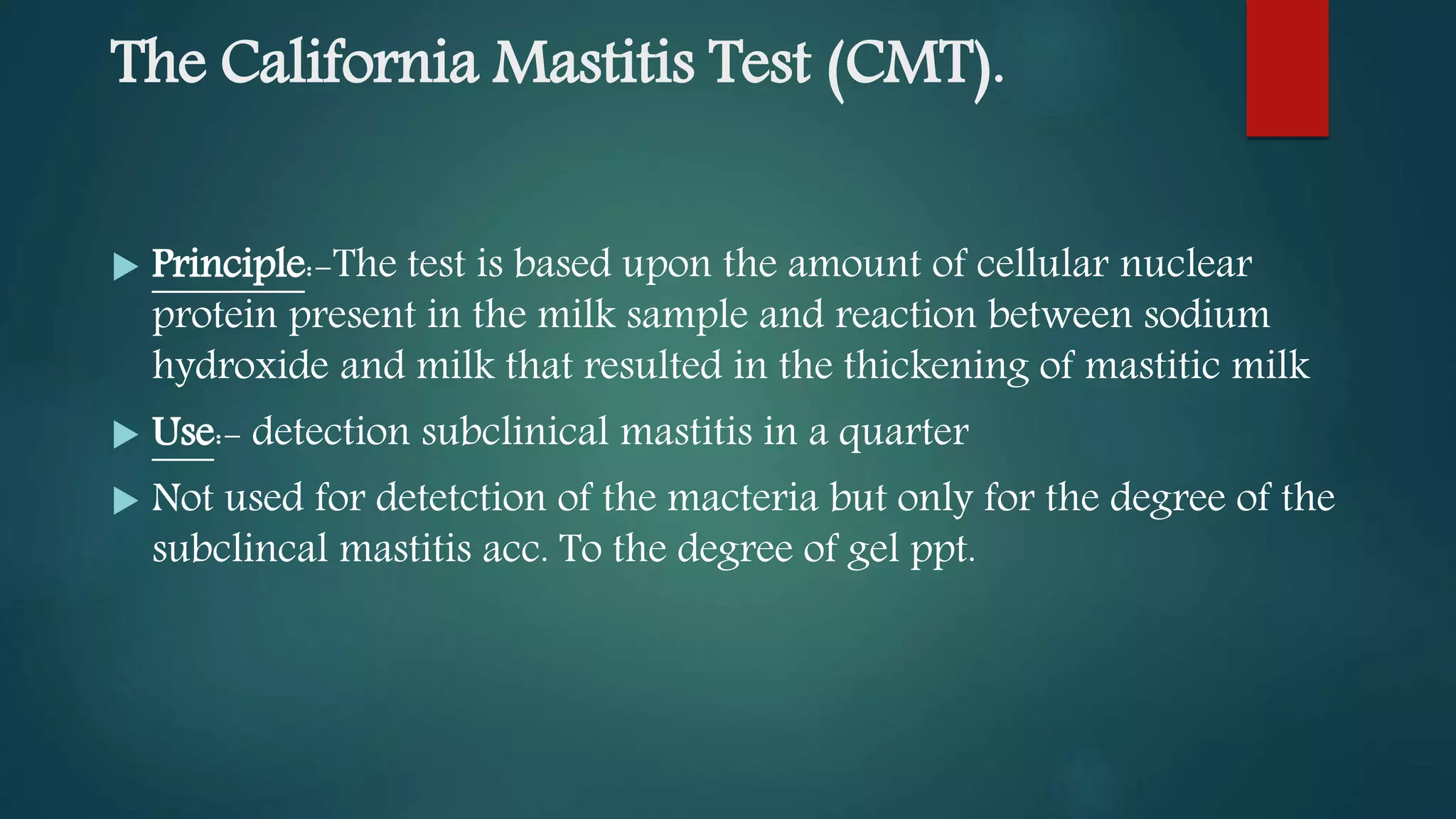 Mastitis | PPTX