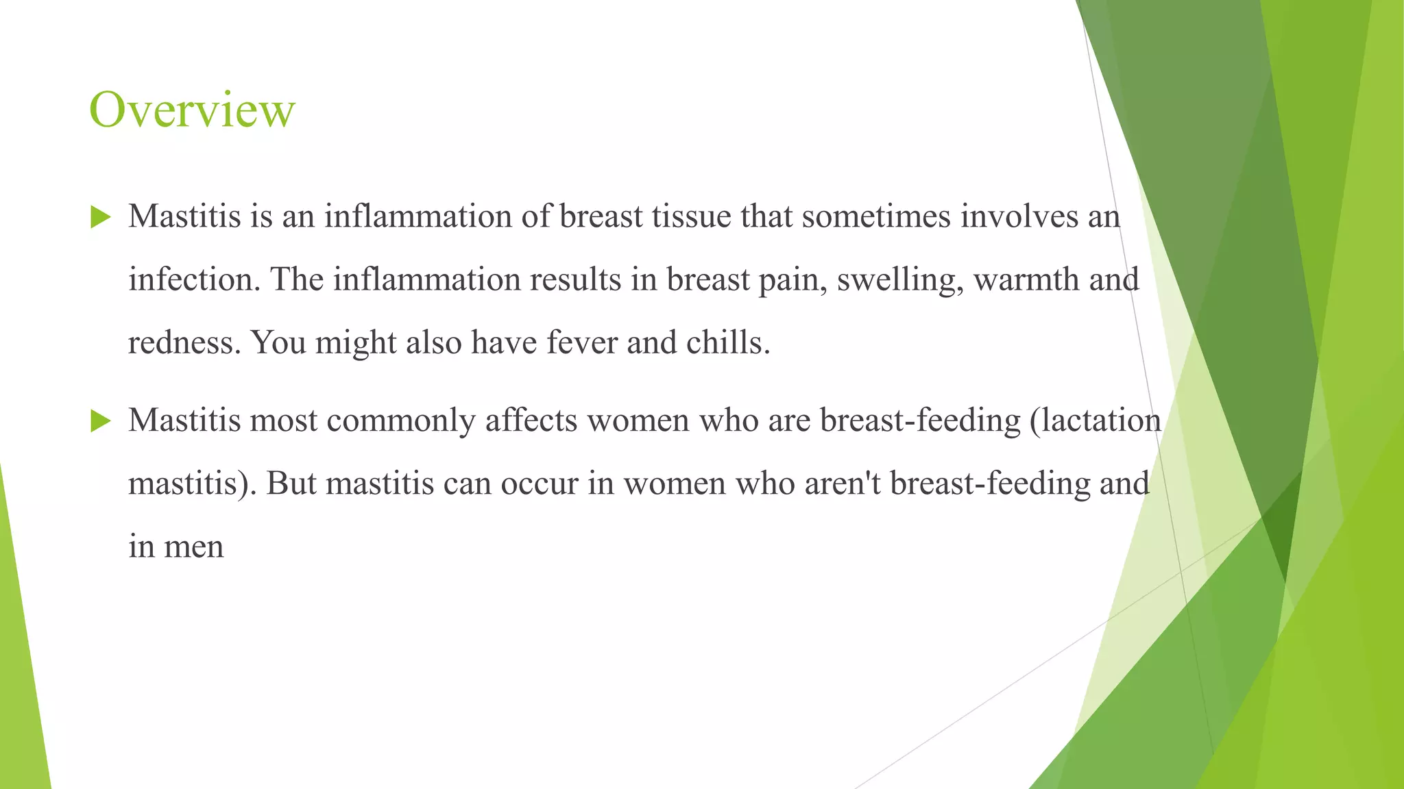Mastitis | PPTX