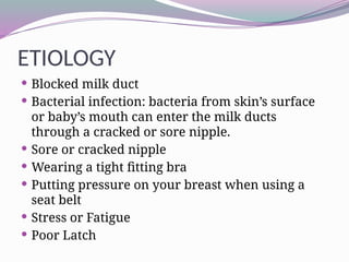 mastitis.pptx. overview of mastitis & it's treatment | PPTX