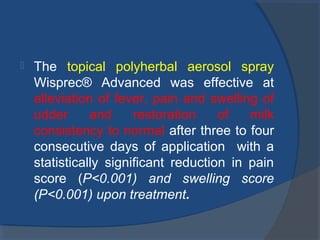 Mastitis phyto therapy | PPT