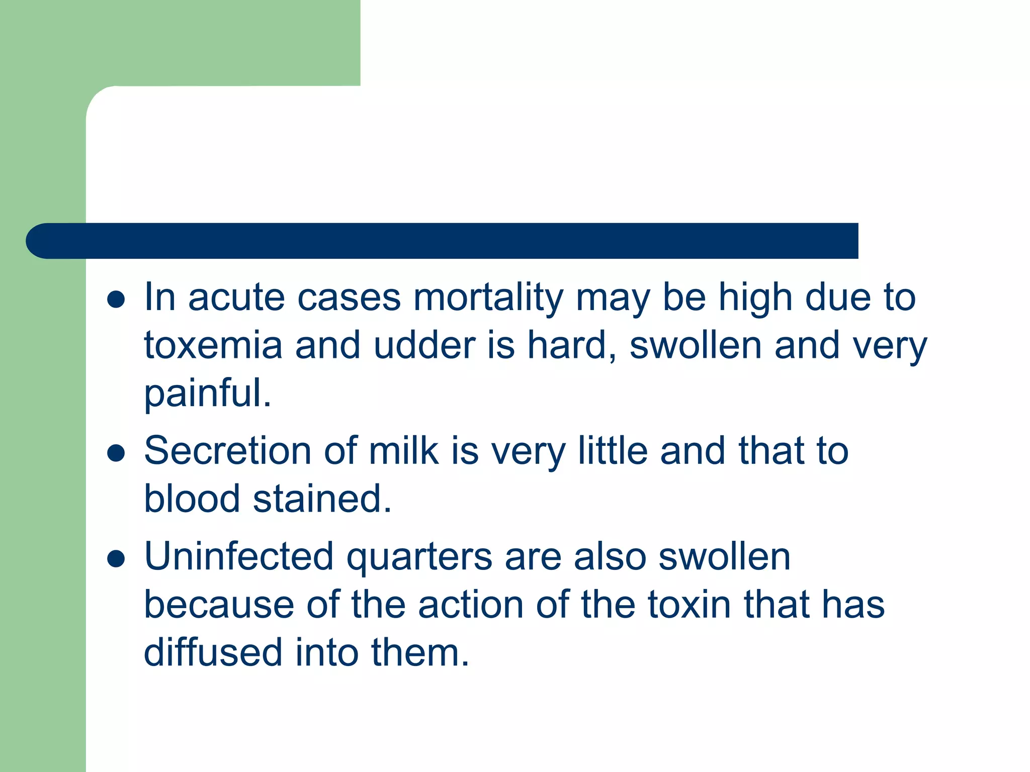 Mastitis in cattle, buffalo | PPT