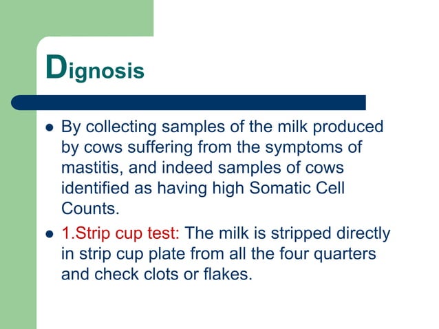 Mastitis in cattle, buffalo | PPT | Ear, Nose and Throat Conditions ...