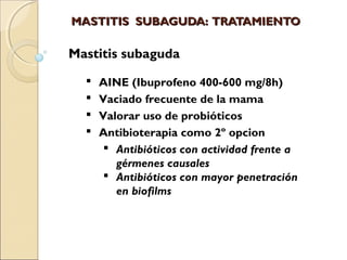 Mastitis y lactancia materna | PPT