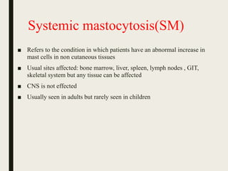 Mastocytosis and autoinflammatory disease presenting in skin | PPTX