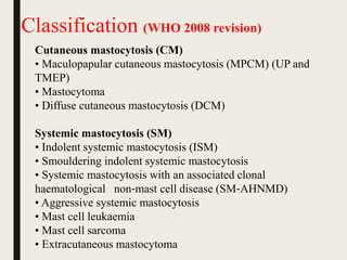 Mastocytosis and autoinflammatory disease presenting in skin | PPTX