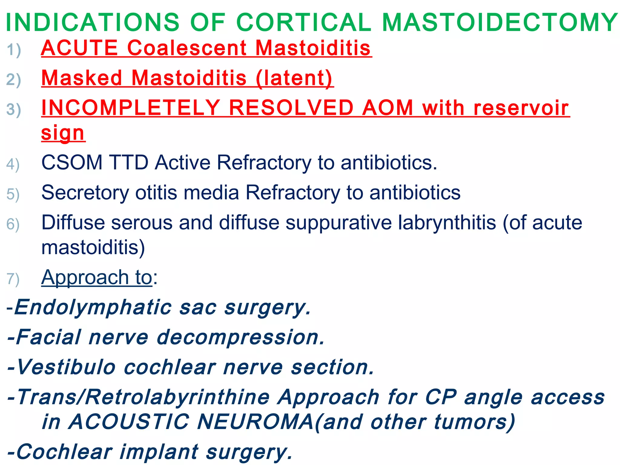 Mastoidectomy | PPT