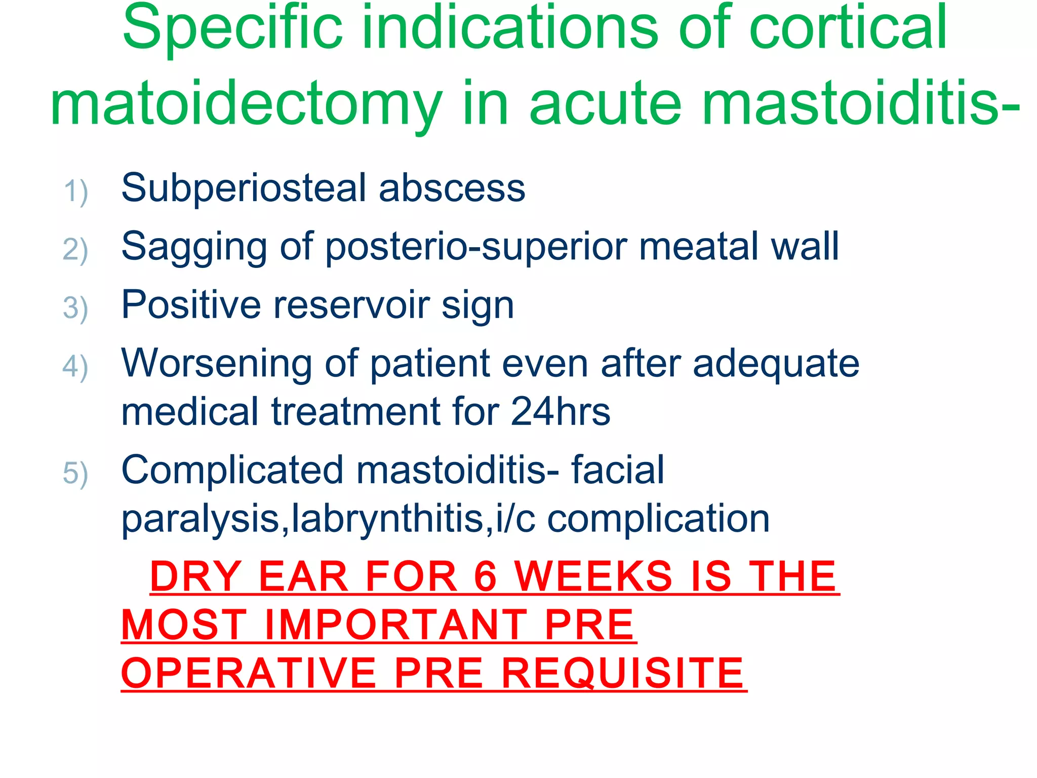 Mastoidectomy | PPT