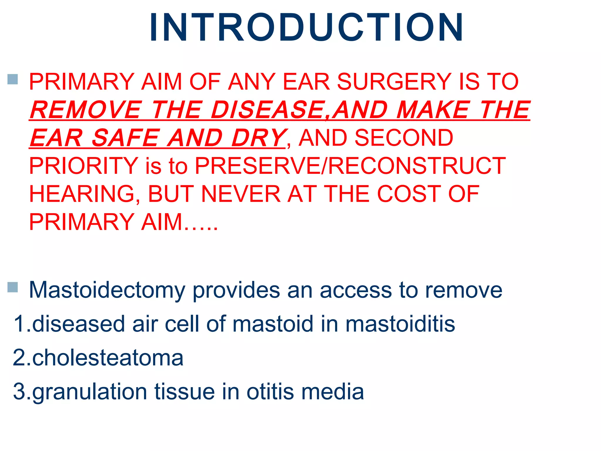 Mastoidectomy | PPT