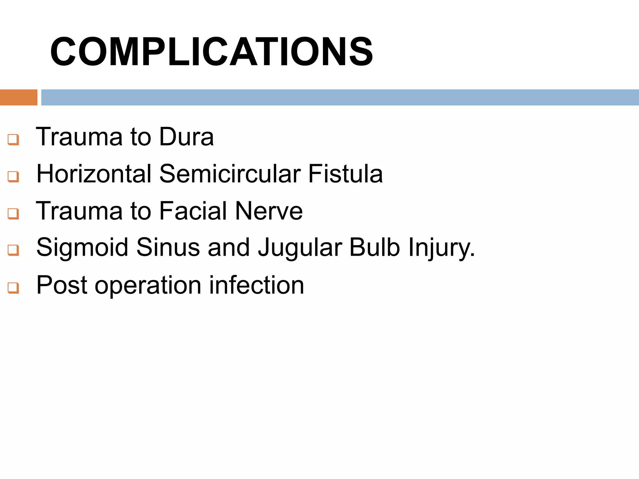 Mastoidectomy; Types, Indications, Procedure | PDF