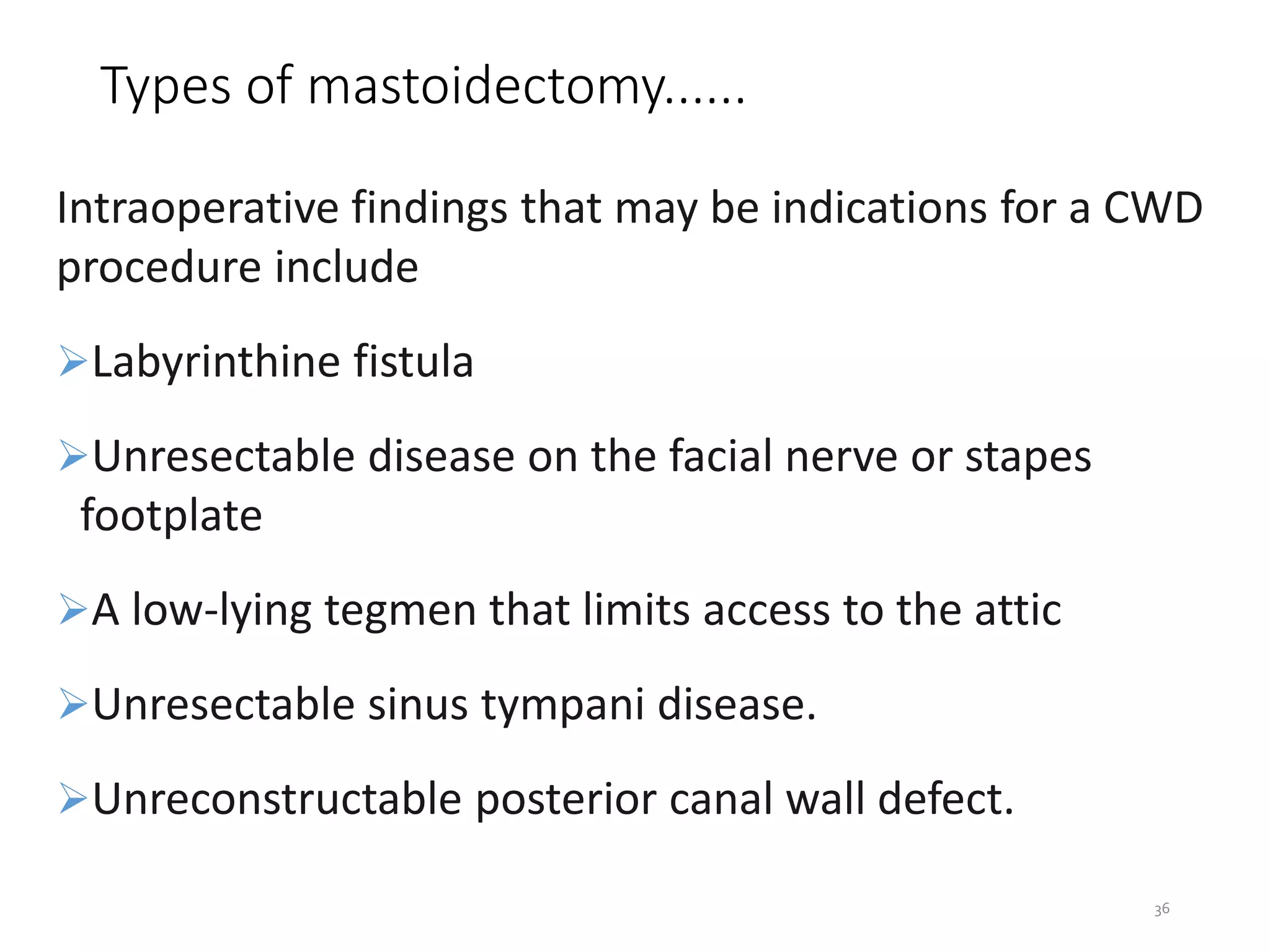 MASTOIDECTOMY PPT | PPT