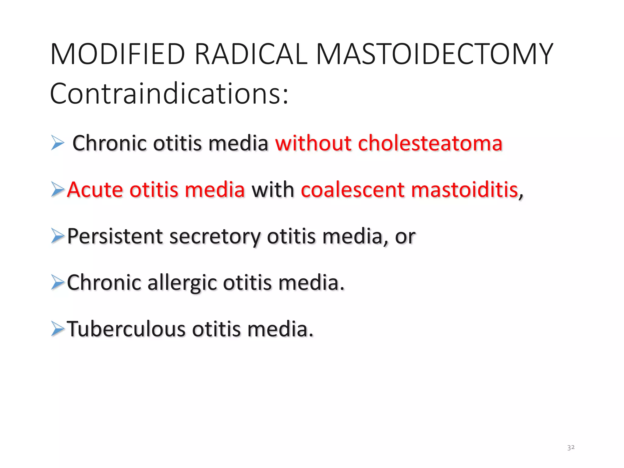 MASTOIDECTOMY PRESENTATION | PPT