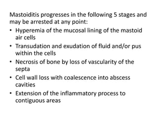 Mastoiditis | PPTX