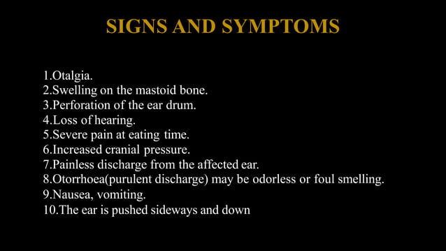 Mastoiditis | PPTX | Ear, Nose and Throat Conditions | Diseases and ...