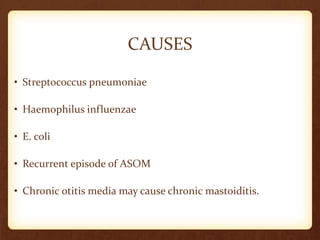 Pathophysiology Of Mastoiditis Slideshare