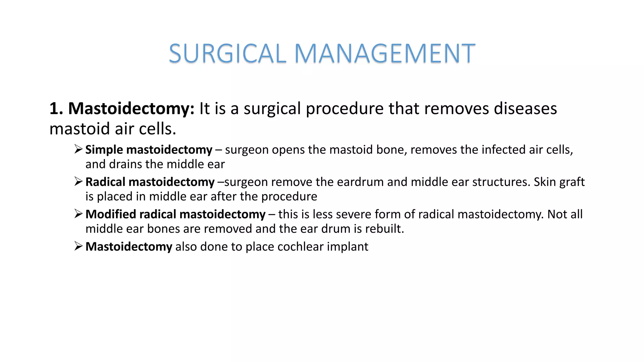 Mastoiditis | PPTX