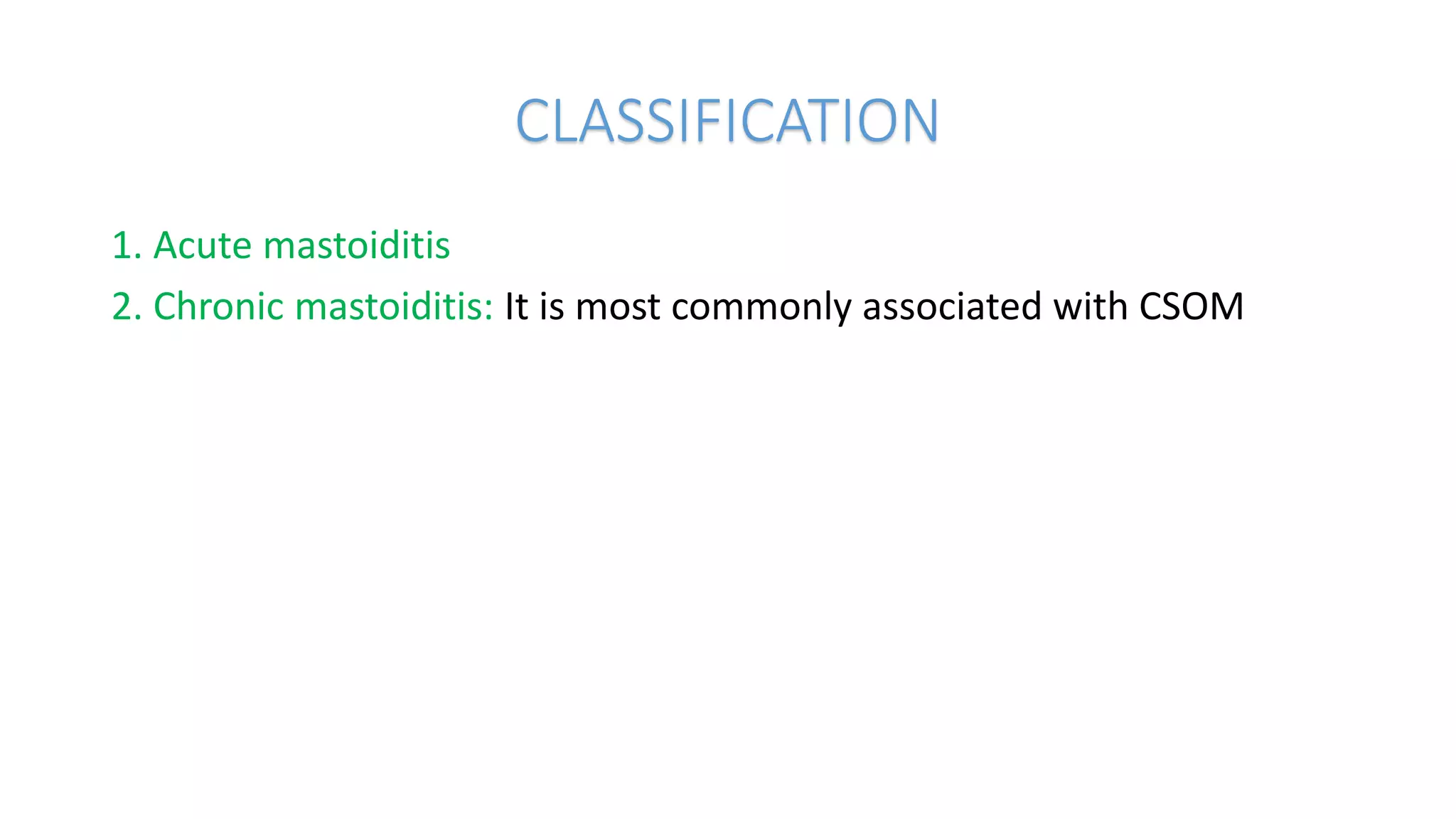 Mastoiditis | PPTX