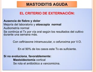 Mastoiditis aguda | PPTX