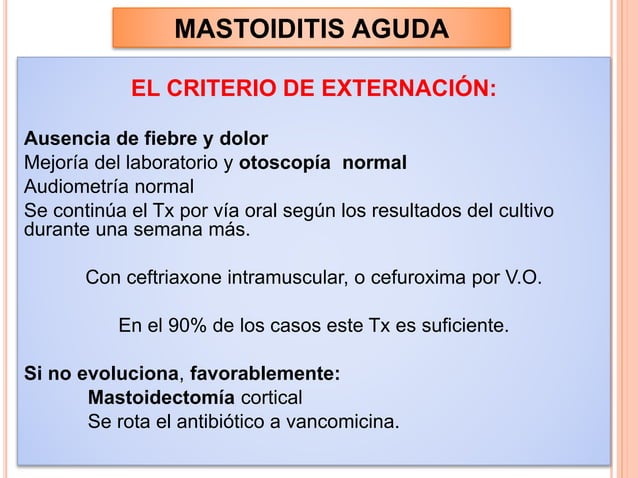 Mastoiditis aguda | PPTX
