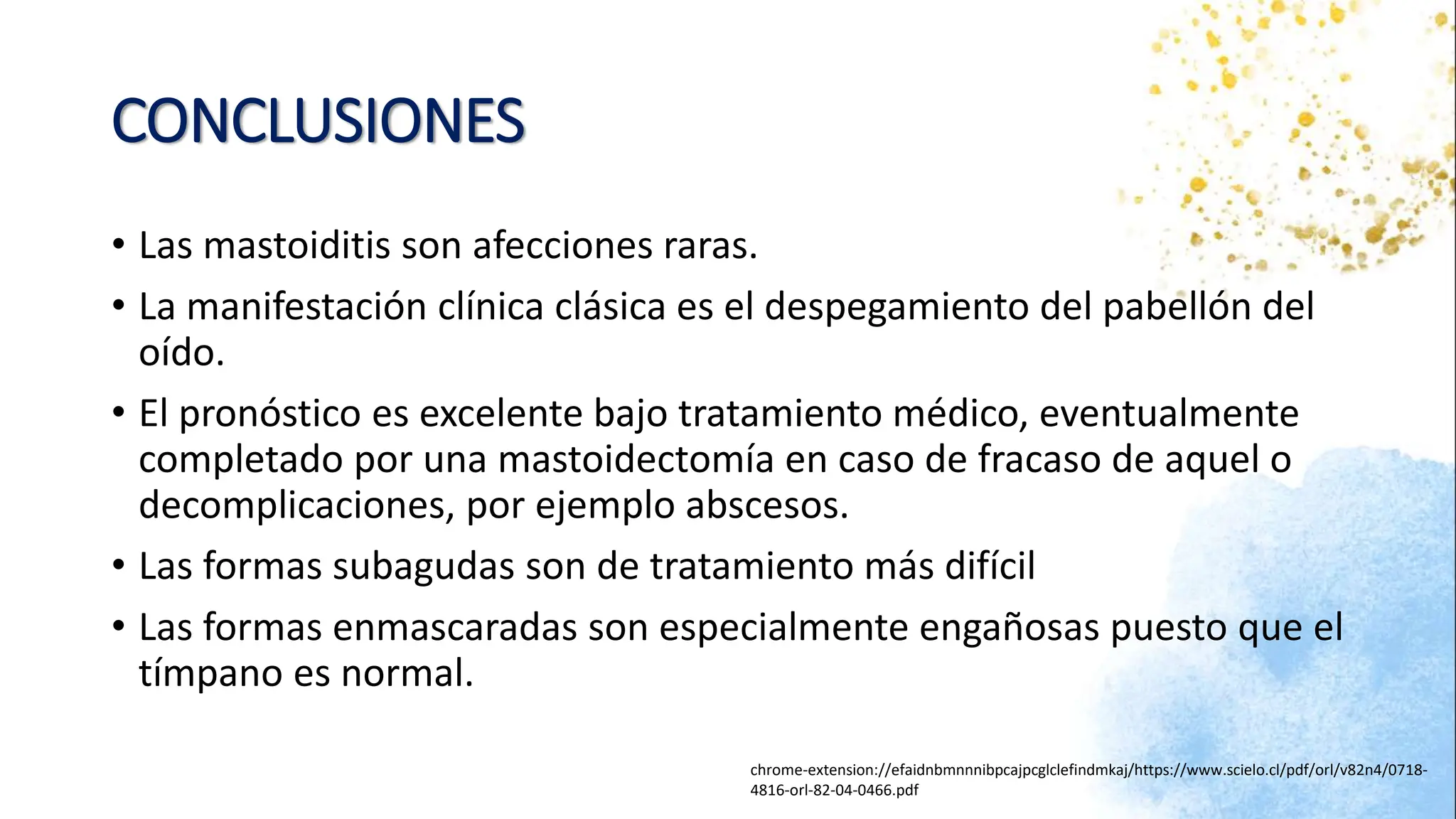 MASTOIDITIS AGUDA EN NIÑOS. Definicion, clasificacion y tratamiento | PPTX