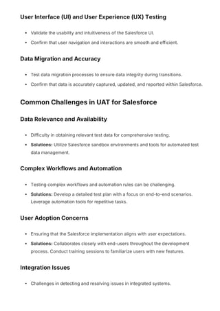 Mastеring Usеr Accеptancе Tеsting (UAT) in Salеsforcе A Comprehensive ...