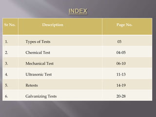 Mast testing ppt | PPTX