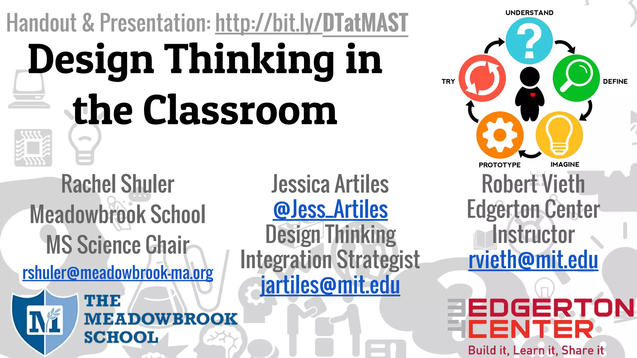 MAST Workshop: Design Thinking in the Classroom | PPT